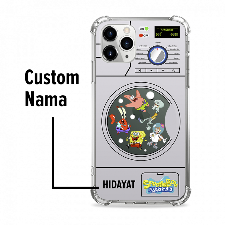 Spongebob The Washing Machine Custom - Caseon Store